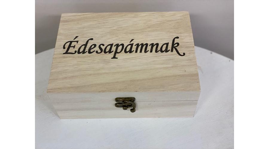 Édesapás natúr szülőköszöntő doboz - Szülőköszöntő ajándékok - Álom ... Édesapás natúr szülőköszöntő doboz - Szülőköszöntő ajándékok - Álom ...